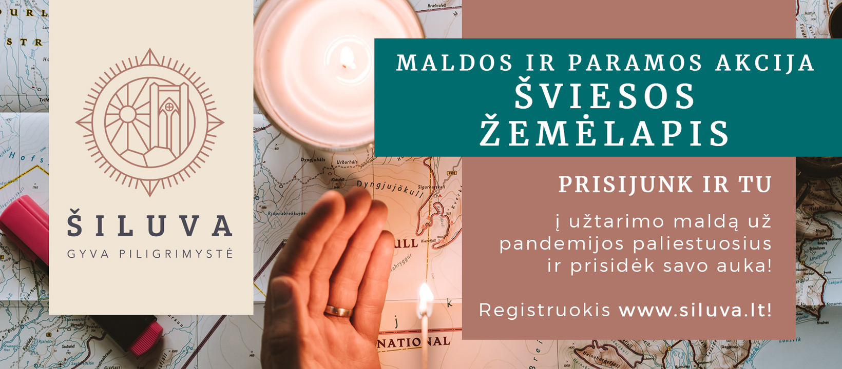 Maldos ir paramos akcija - Šviesos žemėlapis